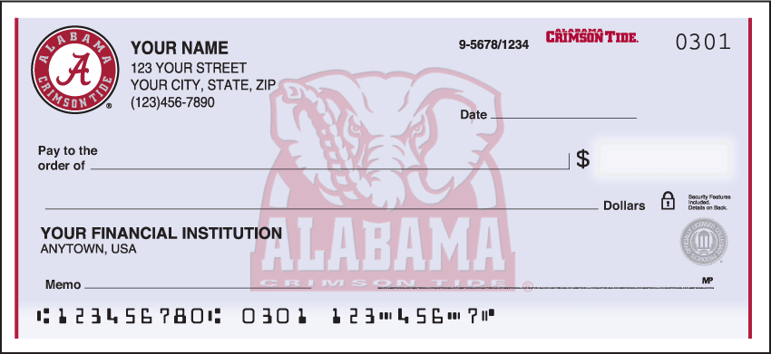 University of Alabama Crimson Tide Checks - 2021 Sale: Up to 50% Off ...