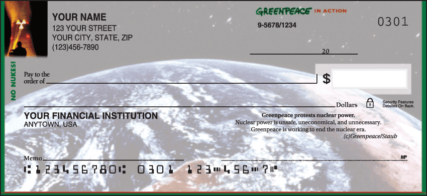 Greenpeace Checks - 2021 Sale: Up to 50% Off | Checks Unlimited