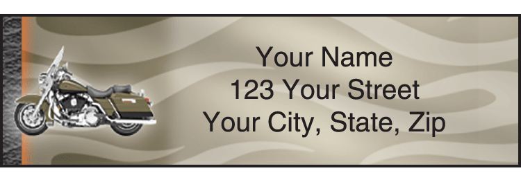 Harley-Davidson Sheeted Address Labels | Checks Unlimited