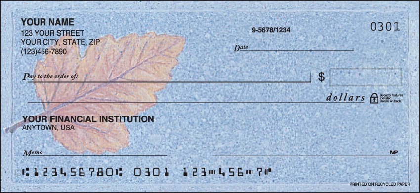 Autumn Leaf Checks - 2020 Sale: Up to 50% Off | Checks Unlimited