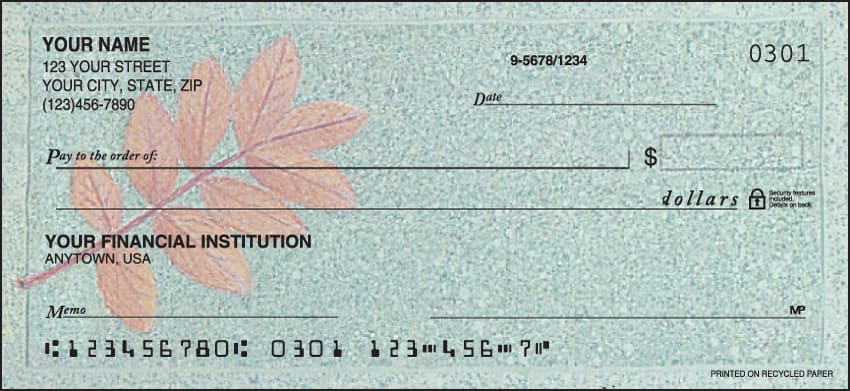 Autumn Leaf Checks - 2020 Sale: Up to 50% Off | Checks Unlimited